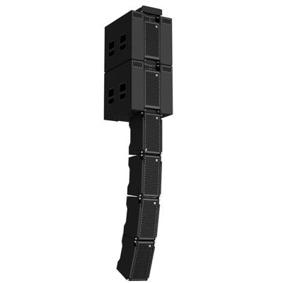 China Mini Line Array Speakers Outdoor Indoor Dual 8 Inch Line Array Stand Set for sale