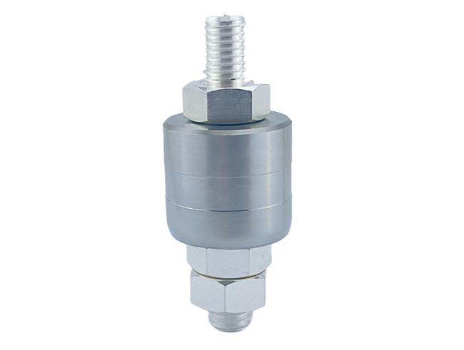 Side view of A1H35S high power liquid electric slip ring showing M12 stud