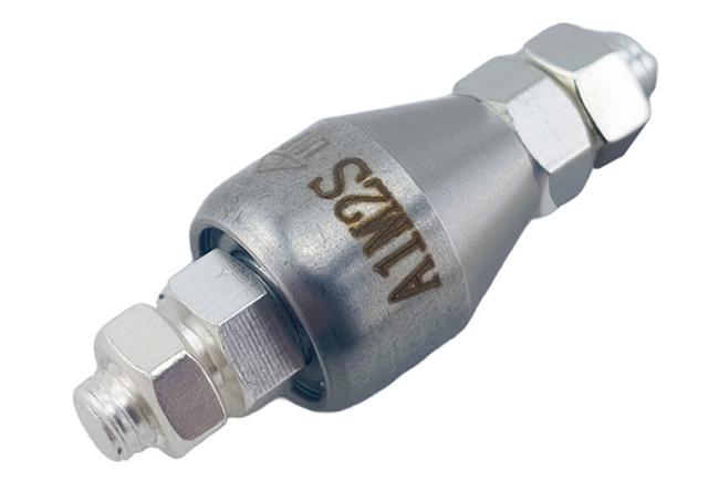 Side view of A1M2S liquid conductive rotary joint in operational environment