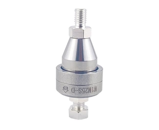 Side view of W1M25S-D electroplating slip ring with connection points visible