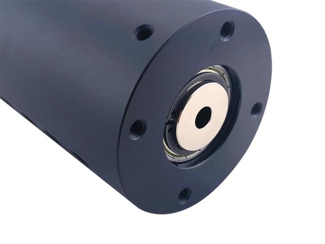 Q20P01 pneumatic slip ring rotary joint close-up view