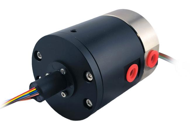 Q2P01-12PS slip ring product photo side view