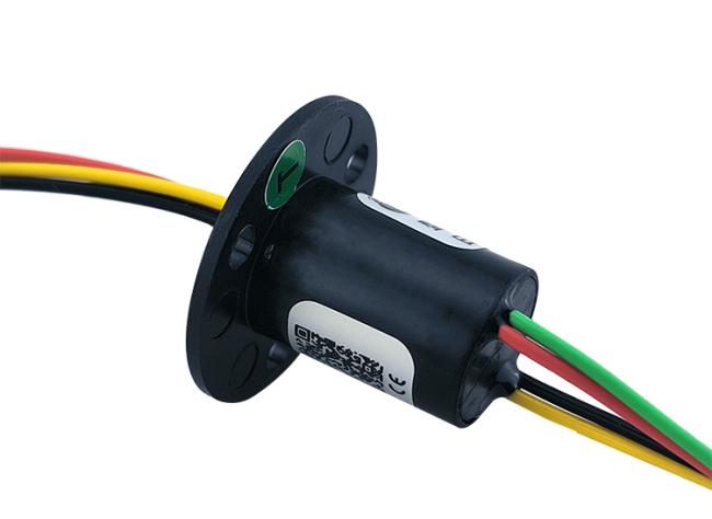 F-WX12-4P05 low current rotating conductive ring side view