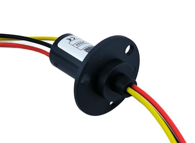 Front view of F-WX22-3P20 3-way 20A cap-type slip ring
