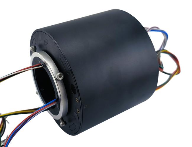 GK50119-18P series through-hole slip ring front view