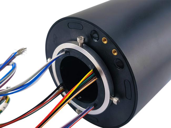 GK50119-24P hollow conductive slip ring side view