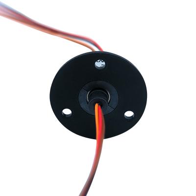 China OD 12.4mm Low Power Rotary Electric Slip Ring 4 Channels 2A 150RPM For Electric Toys for sale