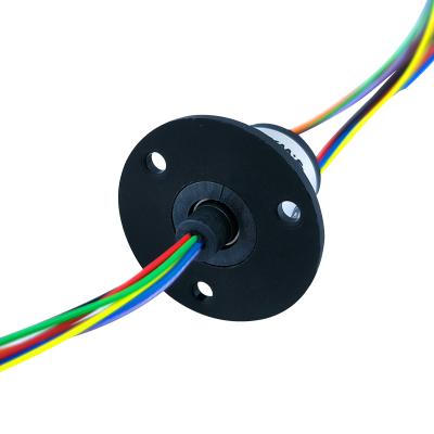 China 8way 2A 28AWG Teflon Wire Electrical Slip Ring For Stage Rotating Lights for sale