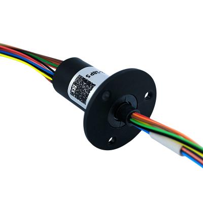 China 18 Way 2A OD 12.4mm Capsule Slip Ring Small Power Rotating Equipment Connector for sale