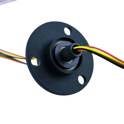 China 6 Way 2A OD 22mm condutivo anel de deslizamento com flange para rotador Pan / inclinação à venda