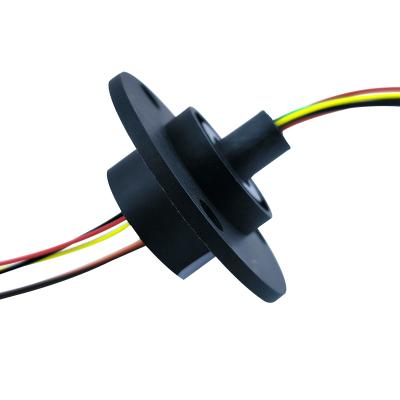 Cina Anello collettore conduttivo a 6 vie 2A OD 22mm con flangia per rotatore pan/tilt in vendita