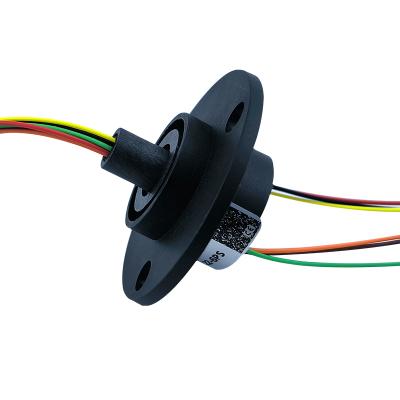 Cina Anello collettore conduttivo a 6 vie 2A OD 22mm con flangia per rotatore pan/tilt in vendita