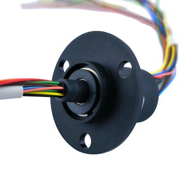 2A OD 22mm Cap Type Slip Ring With Flange For Small Power Electrical Appliances