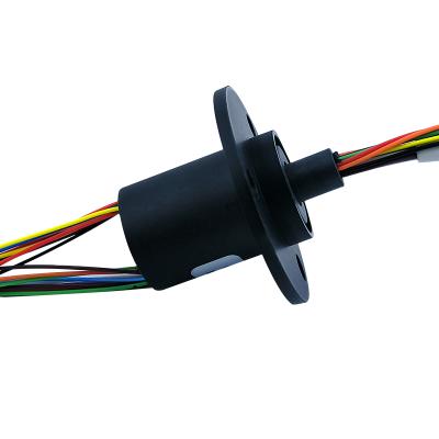 China 2A OD 22mm Cap Type Slip Ring With Flange For Small Power Electrical Appliances for sale