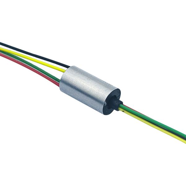 Quality 2a Od 6.5mm Electrical Capsule Slip Rings With 28awg Teflon Wire For Small Aircraft for sale