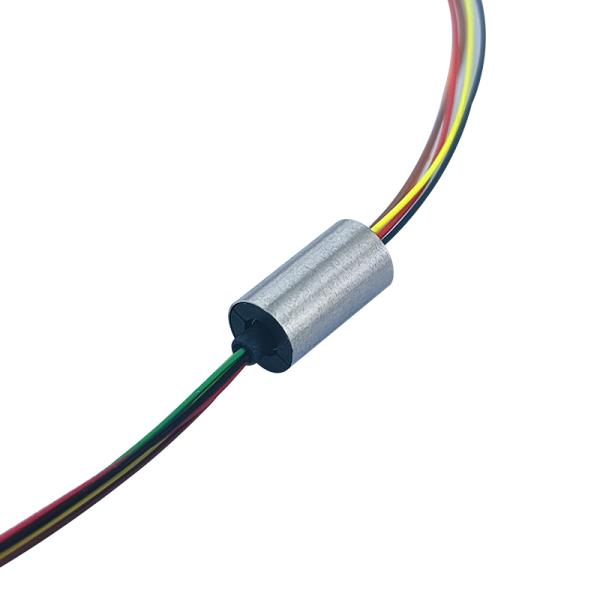 Quality 1A OD 6.5mm 6 Wire Capsule Slip Ring Micro Slip Ring For Low Power Rotary for sale