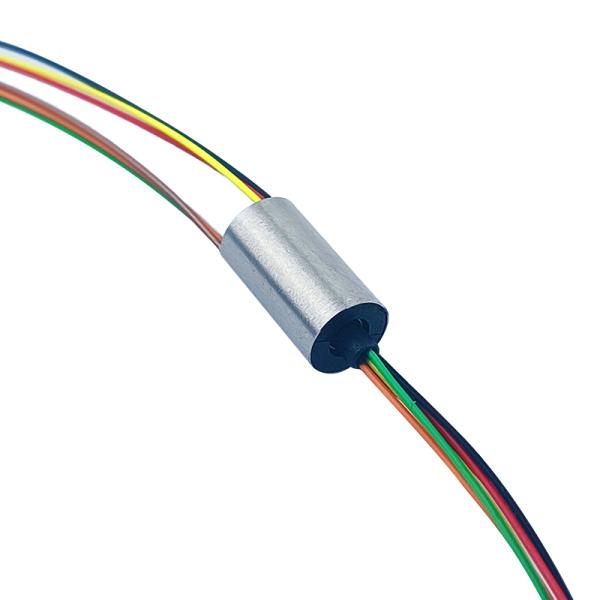 Quality 1A OD 6.5mm 6 Wire Capsule Slip Ring Micro Slip Ring For Low Power Rotary for sale