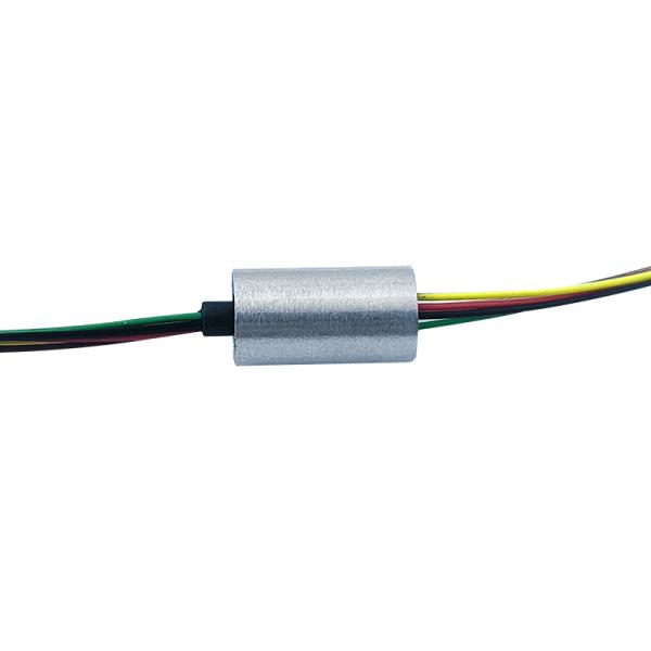 Quality 1A OD 6.5mm 6 Wire Capsule Slip Ring Micro Slip Ring For Low Power Rotary Connection for sale