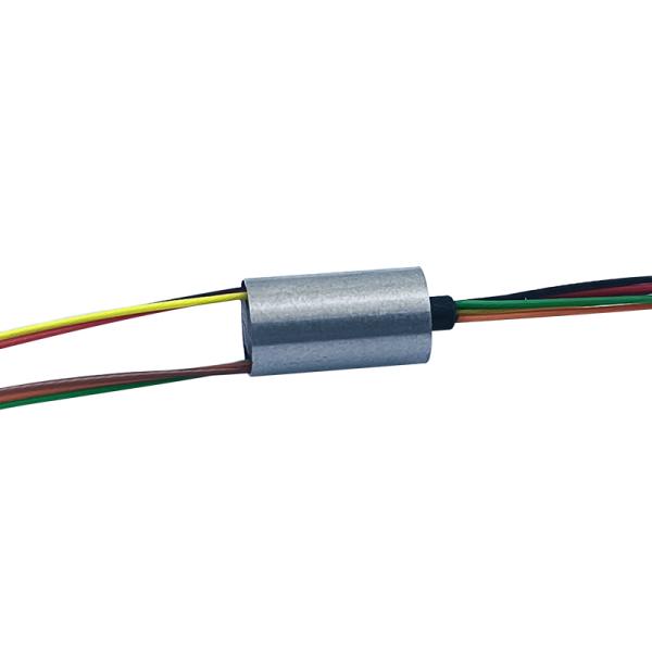 Quality 1A OD 6.5mm 6 Wire Capsule Slip Ring Micro Slip Ring For Low Power Rotary for sale