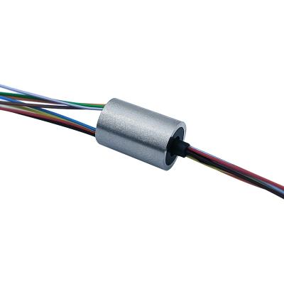China 8 Circuit 1A OD 7.9mm Capsule Slip Ring Low Resistance For Pan / Tilt Rotator for sale