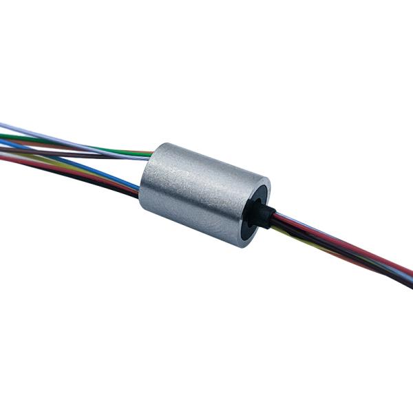 Quality 8 Circuit 1A OD 7.9mm Capsule Slip Ring Low Resistance For Pan / Tilt Rotator for sale