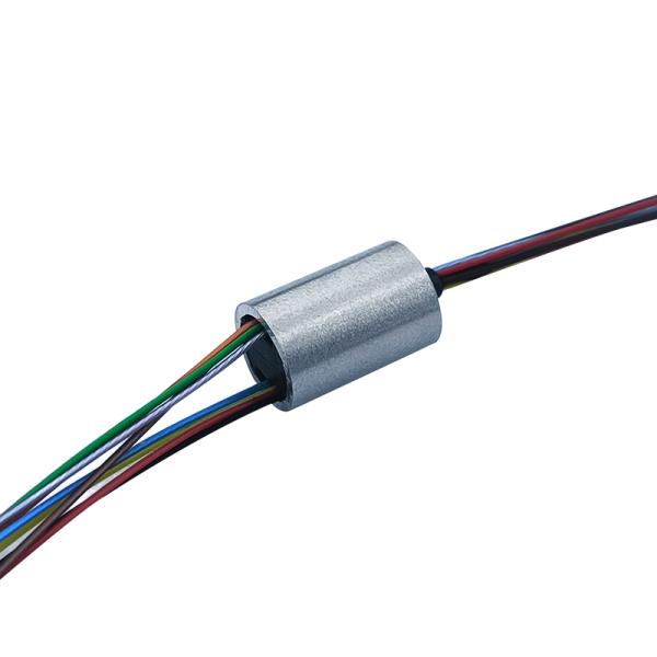 Quality 8 Circuit 1A OD 7.9mm Capsule Slip Ring Low Resistance For Pan / Tilt Rotator for sale