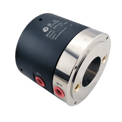 China 2 Circuits Large Aperture Gas Slip Ring OD 119mm Aluminum Alloy Shell for sale