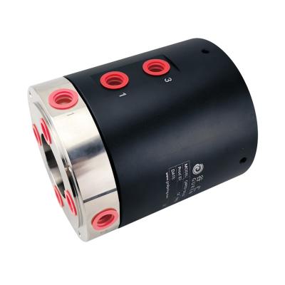 China 4 In 4 Out Hollow Shaft Slip Ring Air Slip Ring Large Aperture 300rpm High Speed for sale