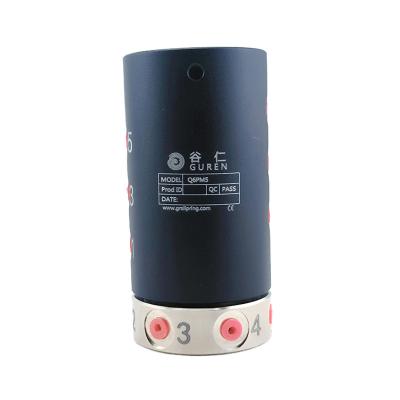 China 6 In 6 Out Gas Rotary Union OD 38mm 6 Channels High Speed 300RPM for sale