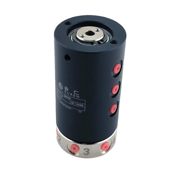 Quality 6 In 6 Out Gas Rotary Union OD 38mm 6 Channels High Speed 300RPM for sale