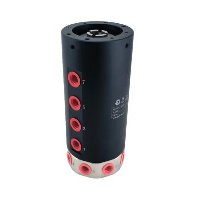China 8 Inlet And 8 Outlet Gas Path Rotary Slip Ring G3/8”Interface High Performance for sale