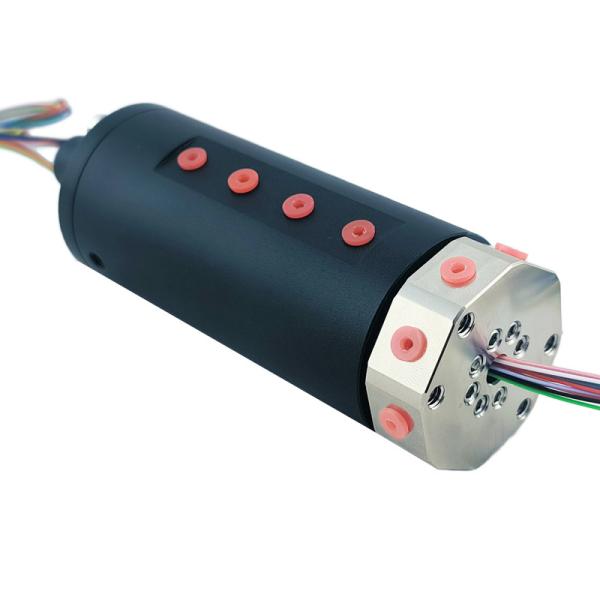 Quality Gas Electric Combination Aluminum Slip Ring 8 Channel M5 Interface for sale