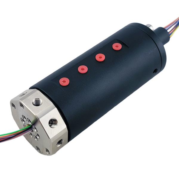 Quality Gas Electric Combination Aluminum Slip Ring 8 Channel M5 Interface for sale