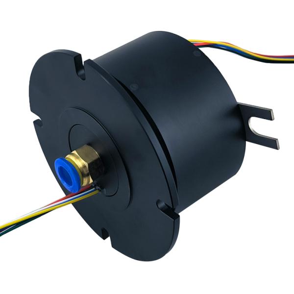 Quality Gas - Electric Combination Rotary Joint Slip Ring With AWG22 Teflon Wire for sale