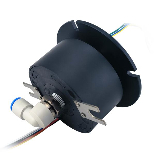 Quality Gas - Electric Combination Rotary Joint Slip Ring With AWG22 Teflon Wire for sale