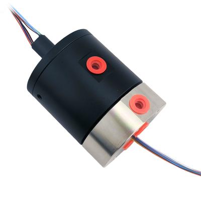 China 2 In 2 Out Combination Gas Electric Slip Ring Connector 2A Low Power for sale
