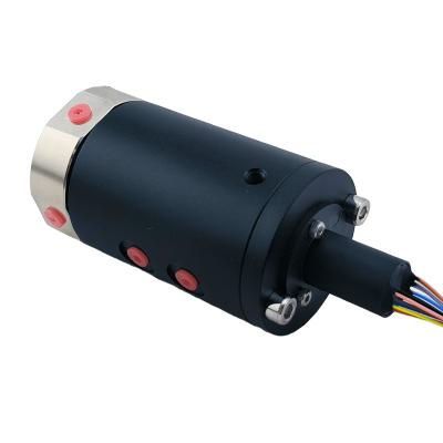 China 4 Channel 360 Degree Rotating Slip Ring Gas Electric Combination IP51 Protection for sale