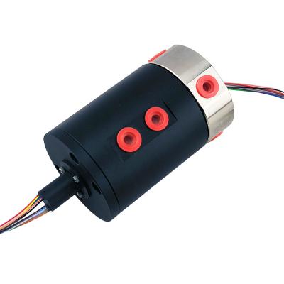 China 4-Input 4-Output Gas Electric Integrated Slip Ring For Automated Rotating Platforms for sale