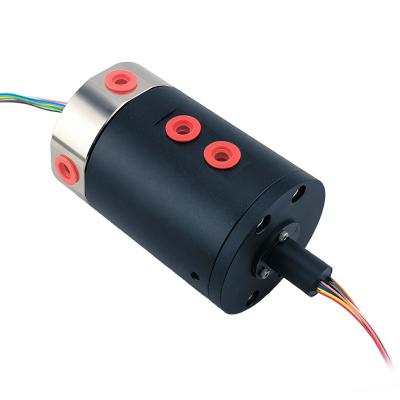China 4-Input 4-Output Gas Electric Integrated Slip Ring For Automated Rotating Platforms for sale