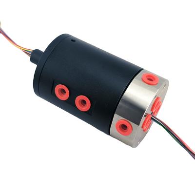 China 4-Input 4-Output Gas Electric Integrated Slip Ring For Automated Rotating Platforms for sale