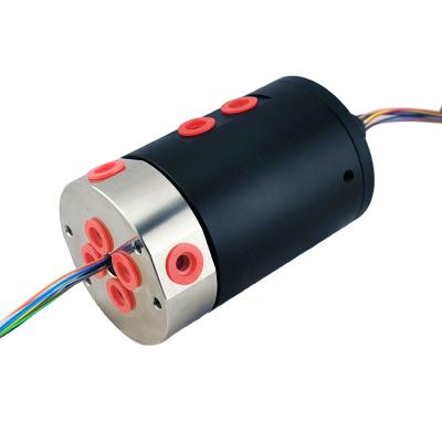 China 4-Input 4-Output Gas Electric Integrated Slip Ring For Automated Rotating Platforms for sale