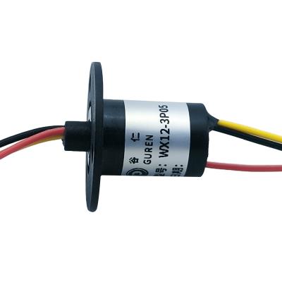 China 3 Way 5A Cap Type Conductive Rotary Slip Ring IP51 Protection for sale