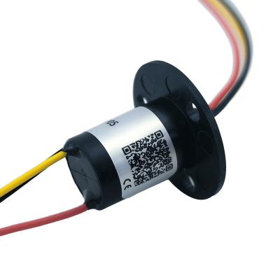 China 3 Way 5A Cap Type Conductive Rotary Slip Ring IP51 Protection for sale
