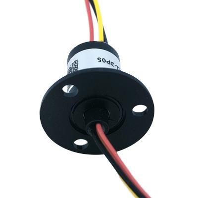 China 3 Way 5A Cap Type Conductive Rotary Slip Ring IP51 Protection for sale