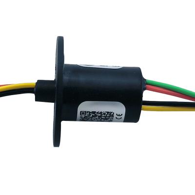 China 4 Way 5A Small Current Rotating Conductive Slip Ring With Compact Structure for sale