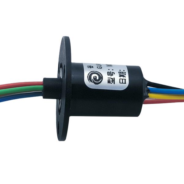 Quality 6 Way 5A Low Power Rotary Slip Ring PBT Housing For Robotic Arms for sale