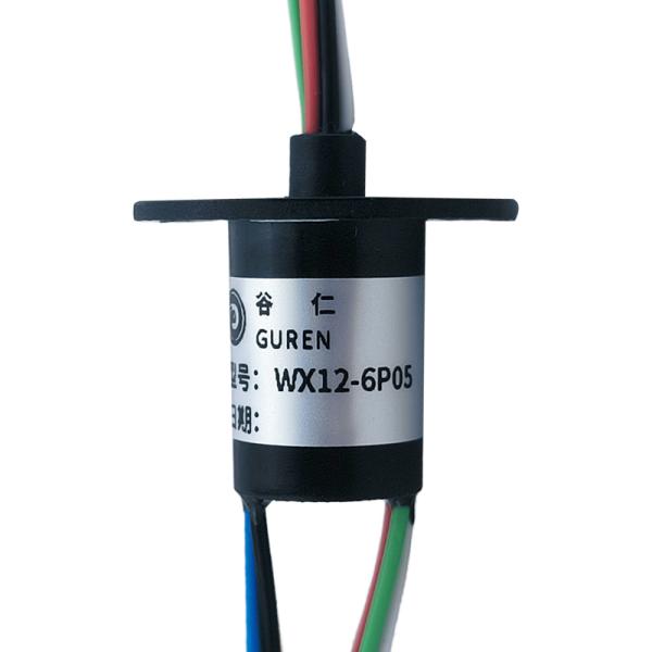 Quality 6 Way 5A Low Power Rotary Slip Ring PBT Housing For Robotic Arms for sale