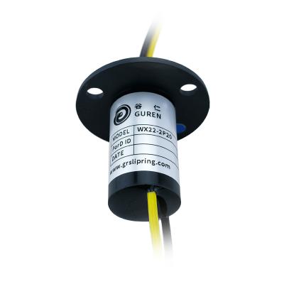 Cina OD 22mm 20A Anello di scivolo ad alta ampiezza Anello di scivolo conduttivo Anello di cappuccio tipo flange in vendita