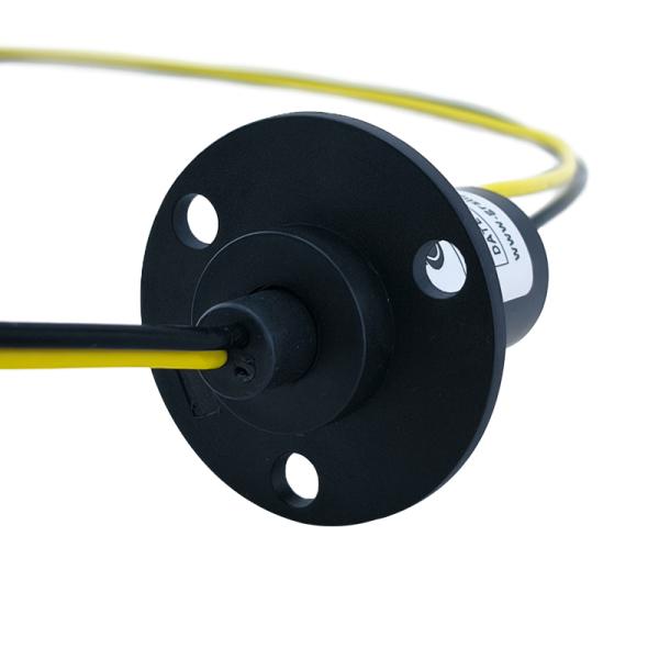 Quality OD 22mm 20A High Amp Slip Ring Conductive Slip Ring Cap Type Flange Installation for sale