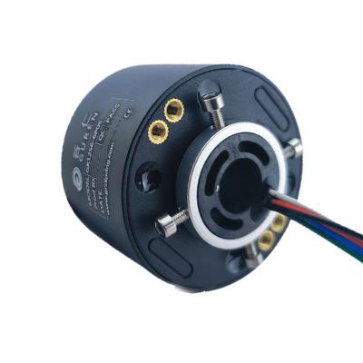 Cina Anello collettore rotante con diametro interno 12,7 mm, diametro esterno 56 mm, rotazione a 360 gradi con involucro in metallo anodizzato in vendita